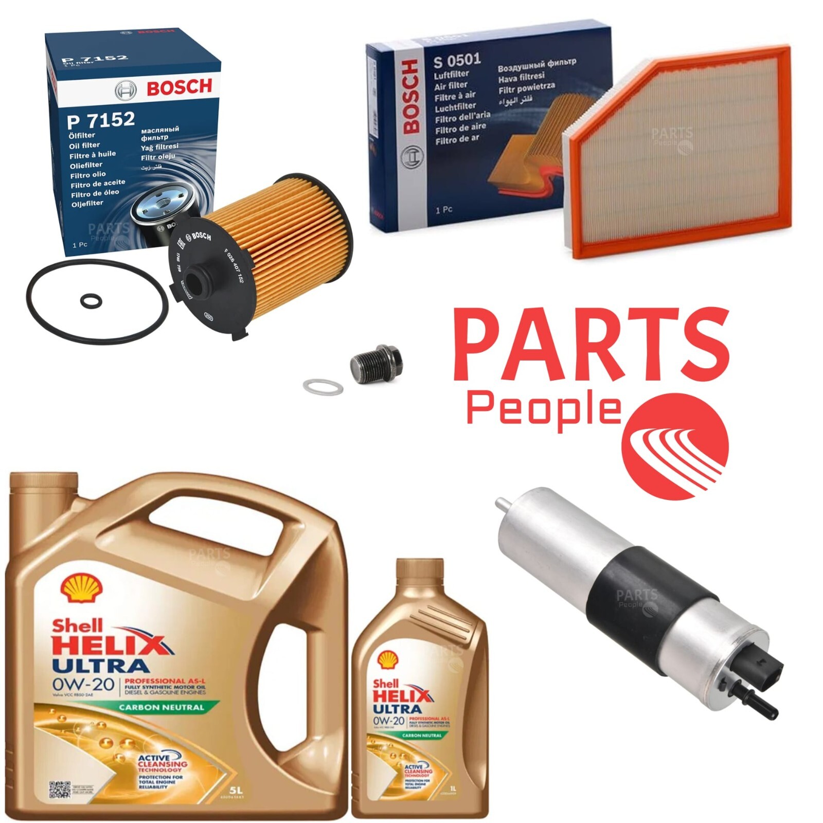 FOR VOLVO V40 D3 R-DESIGN PRO MK3 SERVICE KIT FUEL BOSCH OIL AIR & 6L ...
