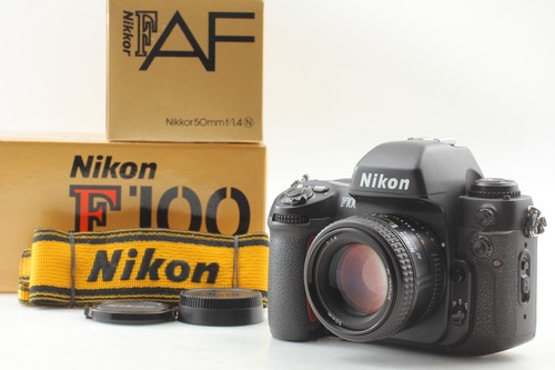 [MINT IN BOX] Nikon F100 SLR 35mm Camera AF Nikkor 50mm F/1.4 Lens From ...