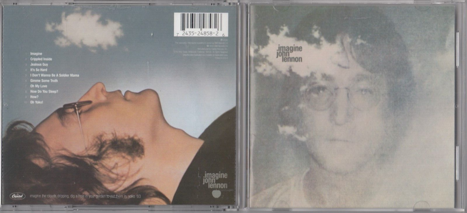 John Lennon - Imagine (CD, 2000) CAPITOL REMASTERED AND REMIXED ...