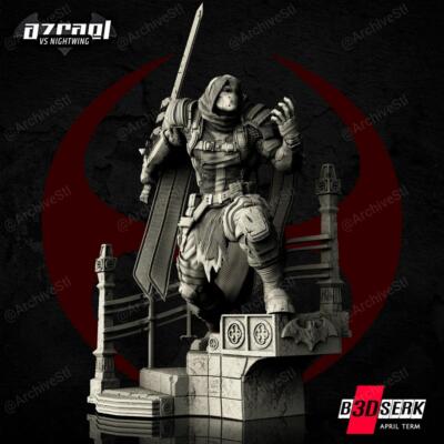 Azrael Sculpture Statue Model Kit DC size choices! Unpainted ...
