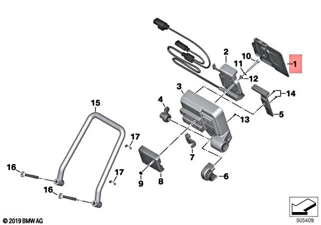 Genuine BMW K50 K51 K53 K54 K80 K81 K82 0B18 0B28 0B19 Cover ...