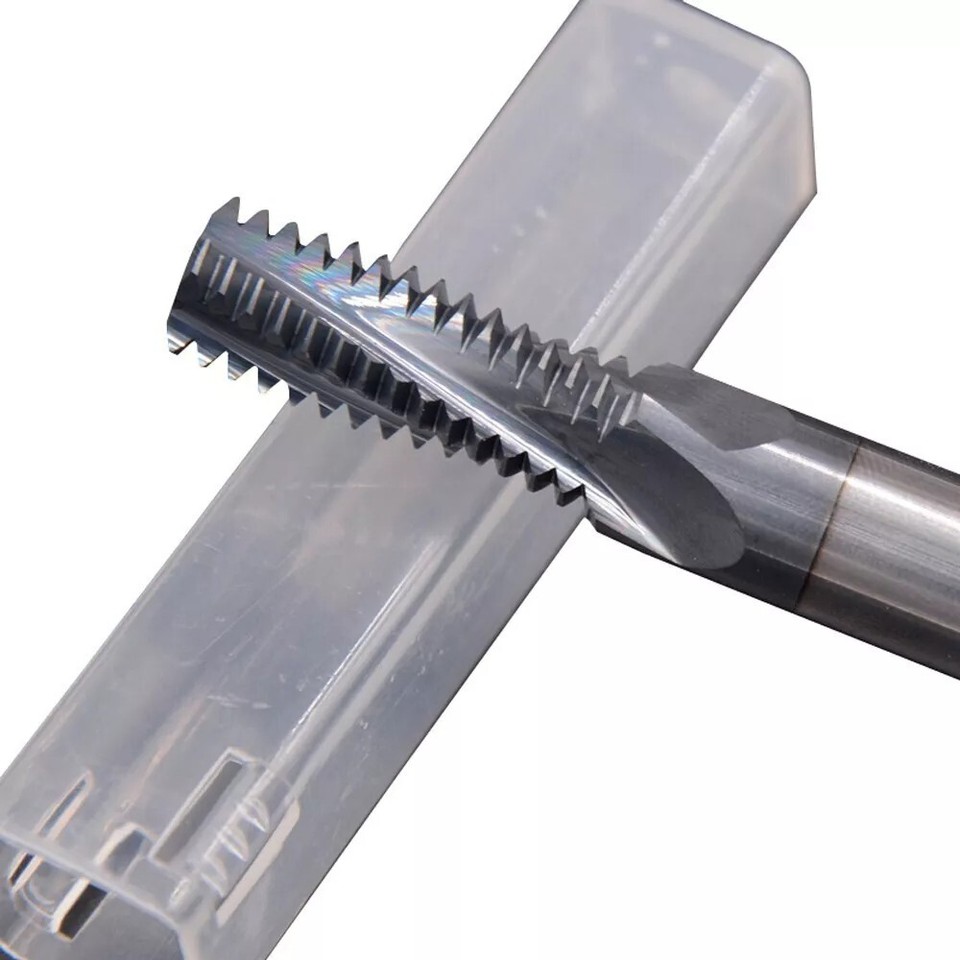 1/4"-18 NPT CARBIDE THREAD MILL - TiALN COATED FULL-THREAD -MILLING ...
