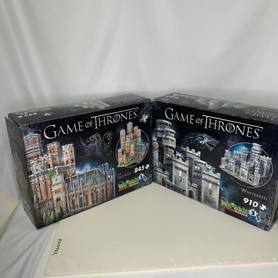 Wrebbit 3d Game Thrones (got) 3d Puzzles Winterfell, Red Keep Complete ...