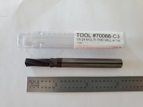 Harvey Tool Carbide Thread Mill 3/8-24( .235 Dia X .75 Depth) .312 ...