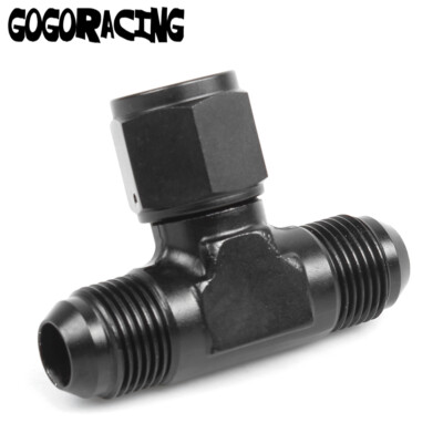 3-Way Tee T-Piece Swivel Fitting Adapter 4AN 6AN 8AN 10AN 12AN Male to ...