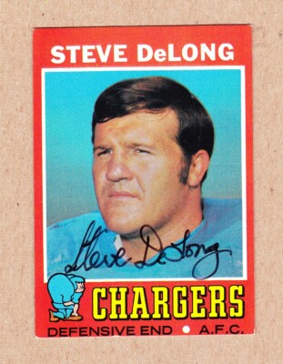 Steve DeLong signed 1971 Topps card #92-San Diego Chargers (Dec) | eBay