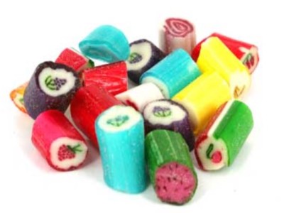 475g ASSORTED ROCK CANDY MIX HARD BOILED BULK LOLLIES RAINBOW WEDDING ...