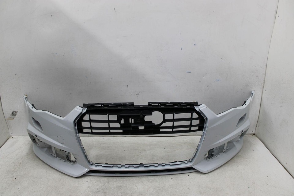 2017-2018 AUDI A6 Front Bumper Cover Only Whitescratches Oem 4G0-807 ...