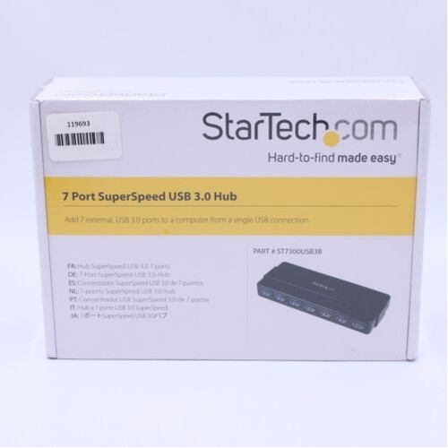 Startech ST7300USB3B ADD 7 EXTERNAL, SUPERSPEED USB 3.0 PORTS TO A ...
