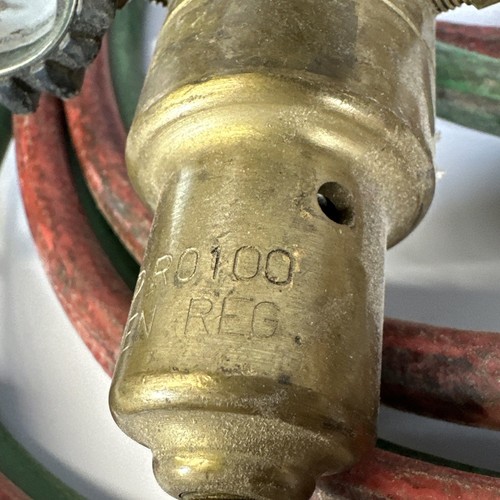 Uniweld acetylene torch kit used model-71,Acetylene reg RMC100 Oxygen ...