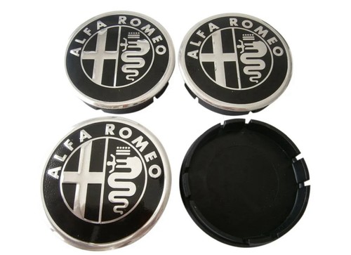4x Alloy Wheel Center Centre Hub Caps 60mm/55mm Emblem Logo for ALFA ...