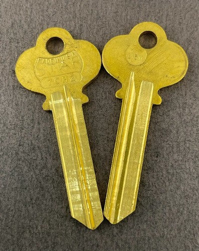 Lot of (2) L1015M 7CH2 L7M A67MA Type 7 Pin Key Blanks for Lockwood 54K ...