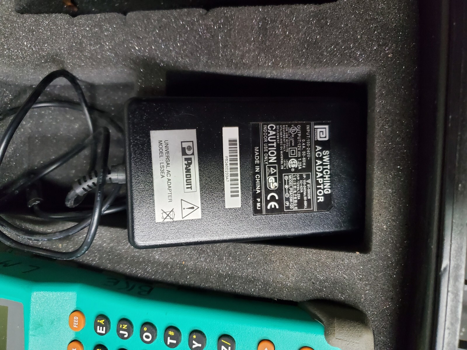 Panduit Pan Quik LS3E handheld label printer dot matrix | eBay