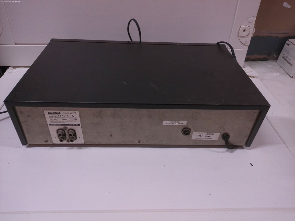 TASCAM 225 Syncaset Cassette Tape Mixdown Recorder | eBay