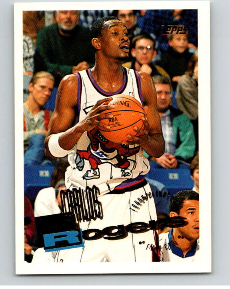1995-96 Topps NBA #233 Carlos Rogers Toronto Raptors V70420 | eBay
