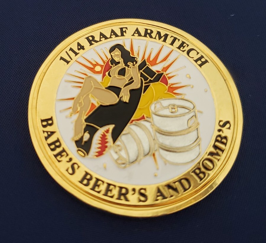 1/14 RAAF ARMTECH Challenge coin New. Fun and rare coin | eBay