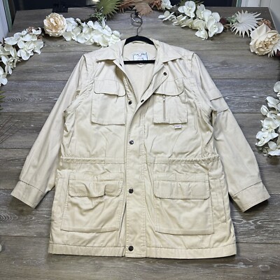 Safari Jacket Size Medium (ME) Men Relaxed Zip Off Arms Tactical Pocket ...