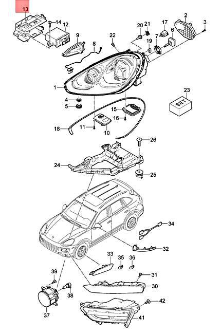 Genuine PORSCHE Cayenne 92A Retainer For Control Units 95861838700 | eBay