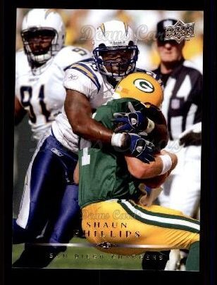 2008 Upper Deck #159 Shaun Phillips Chargers Purdue 8 - NM/MT | eBay