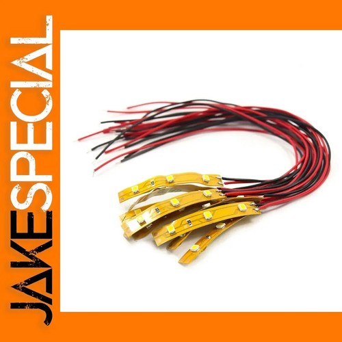 10pcs Pre-wired 3-LED 12V SMD LED Strip Lights | eBay