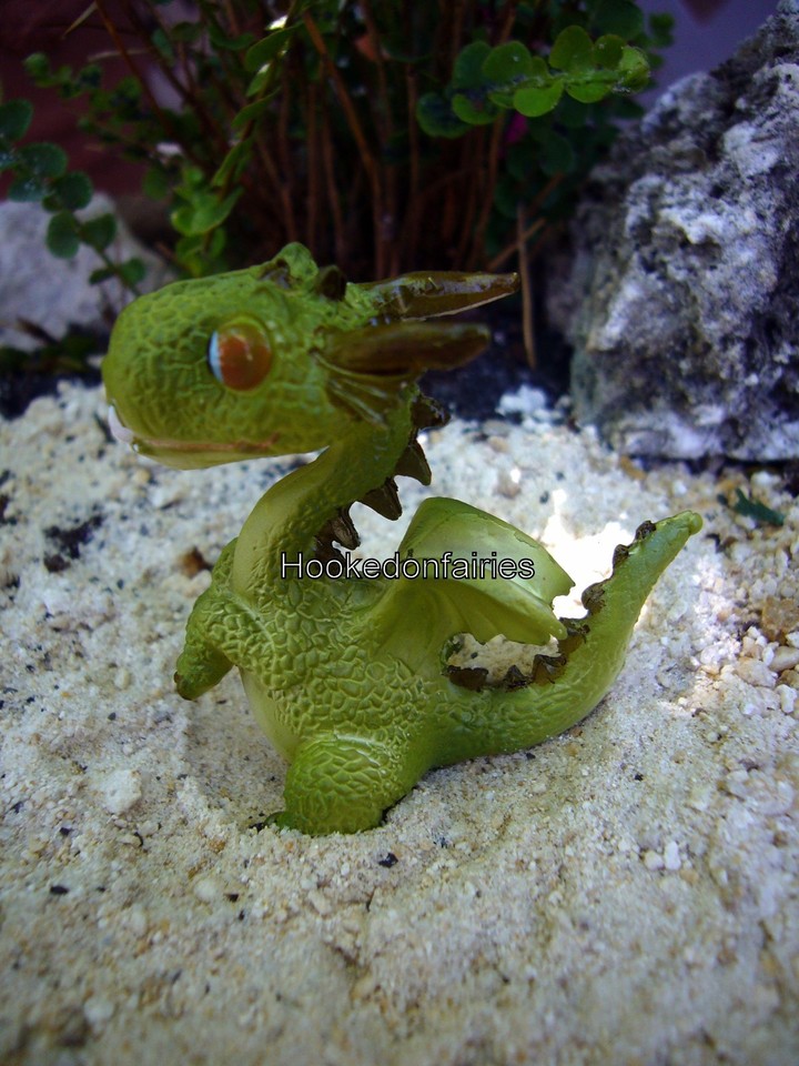 Miniature Garden Mini Dragon Happy TO 4412 Figurine | eBay