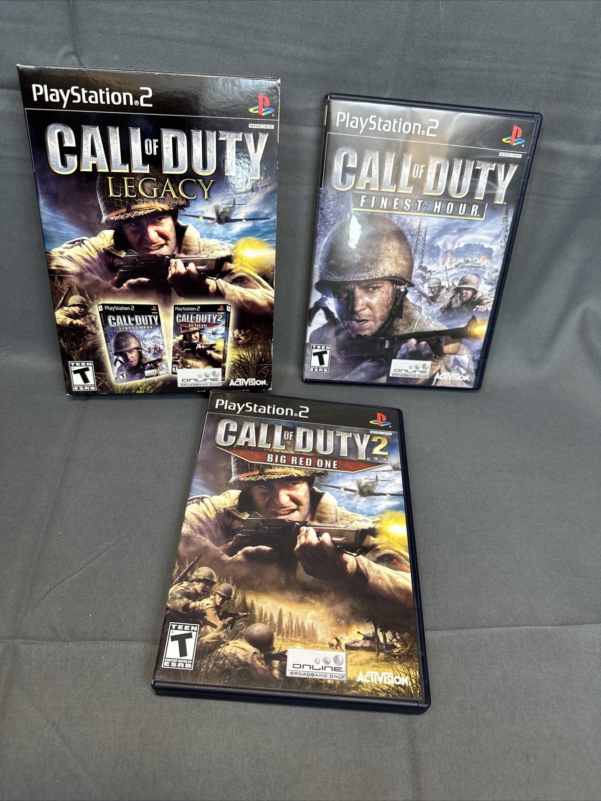 Call of Duty Legacy Double Pack Playstation 2 PS2 No Manuals Tested | eBay