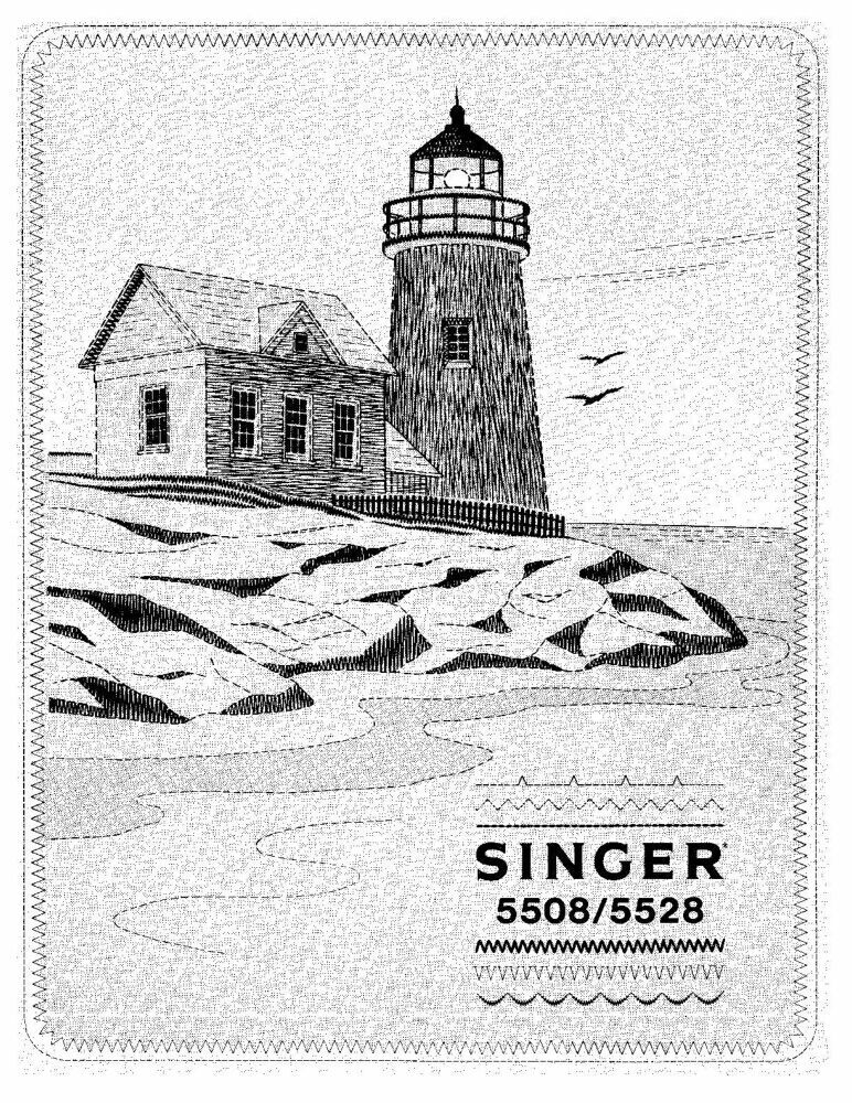 Singer 5508-5528 Sewing Machine/Embroidery/Serger Owners Manual Reprint ...