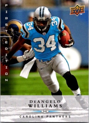 2008 Upper Deck First Addition #20 DeAngelo Williams Panthers | eBay