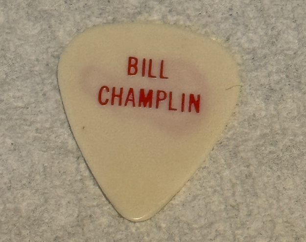 Chicago BILL CHAMPLIN Guitar Pick The Band Concert Tour Plectrum from ...