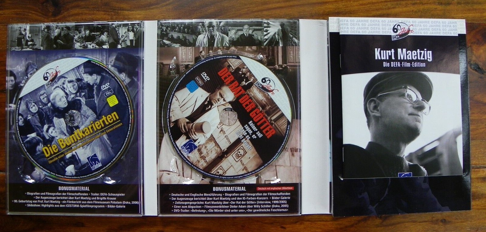 DVD-Box - KURT MÄTZIG - DIE DEFA-FILM-EDITION - DIE BUNTKARIERTEN UND 3 ...