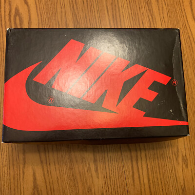Air Jordan 1 Original Shoe Box Only. 4282. Size 7. BLK/RB (No shoes ...