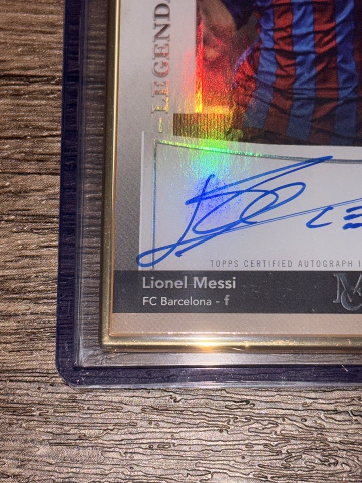 Topps Museum 2024/25 Lionel Messi Legendary Ink Gold Frame On Card Auto ...