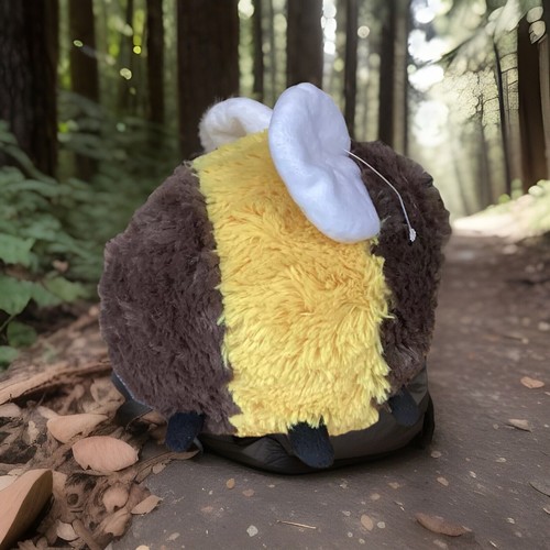 8” Plush Round Smiling Bee Stuffie Squish | eBay