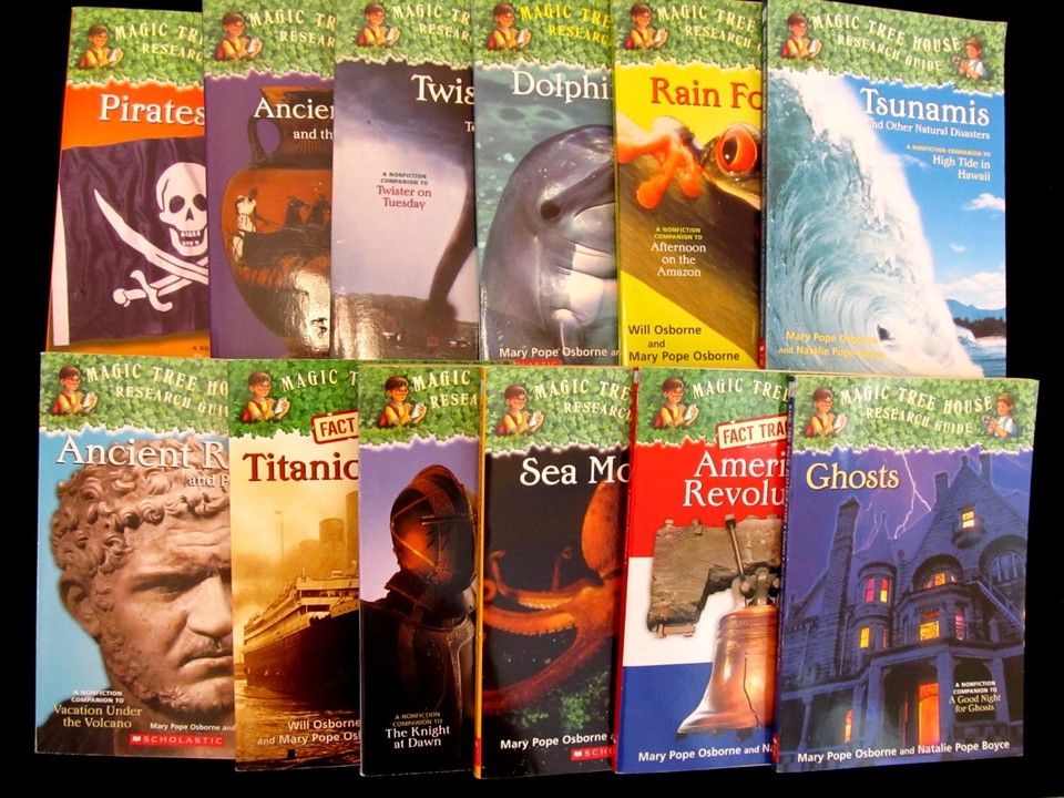 Lot of 12 Magic Tree House Book Series RESEARCH GUIDES & FACT TRACKERS ...