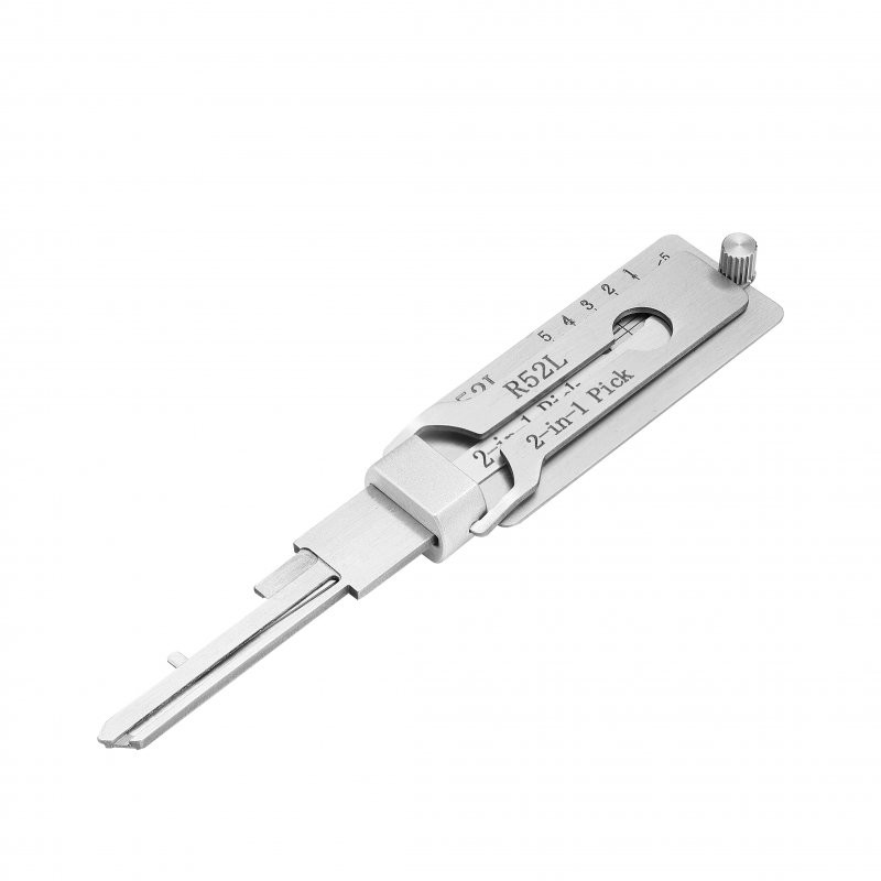 Stainless Steel Key Decoder Perfect Match For Key Picking Hook Tool R52 ...