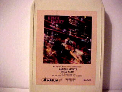 Vintage 8 Track Tape Disco Party Various Artists Marlin Records 2208 | eBay