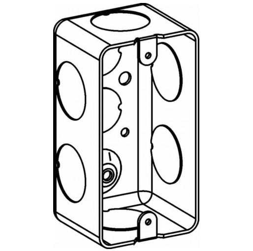 Orbit DHB-1-75 Single Gang Handy Box 1.88 Inch Deep 0.75 Inch KO | eBay