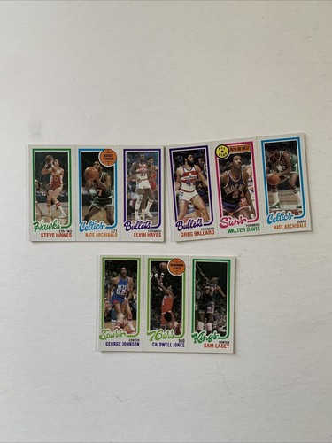 1980 Topps Basketball Cards 3 Panel Lot Of 3 Cards 9 Pan els Nate ...
