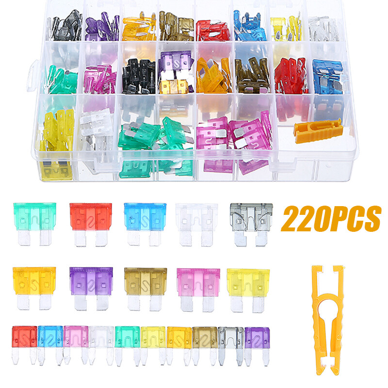 6/12 Way 12V 24V Auto Car Power Distribution Blade Fuse Holder Box ...