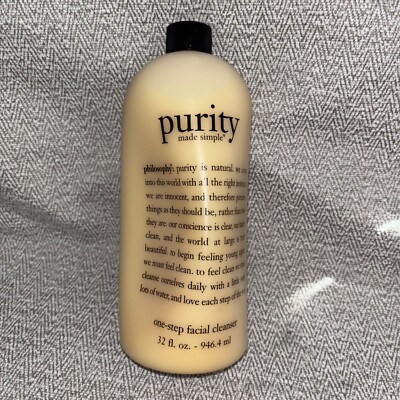 Philosophy Purity Made Simple One Step Facial Cleanser 32 oz New SEALED ...