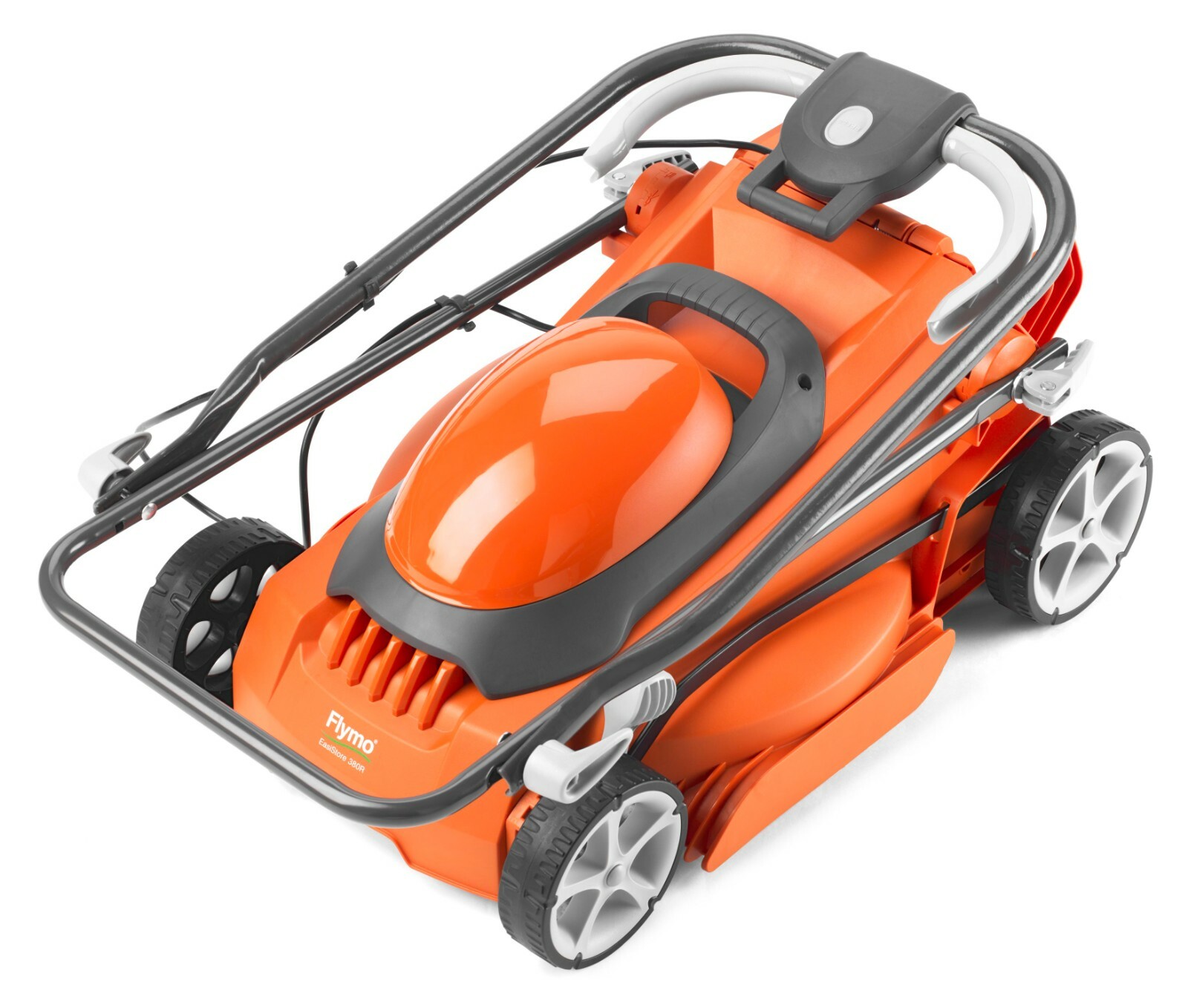 Flymo EasiStore 380R Rotary Lawn Mower - Certified Refurbished - Silver ...