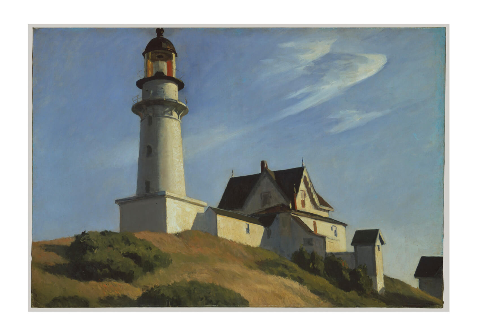 Edward Hopper Lighthouse At Two Lights | Shelly Lighting