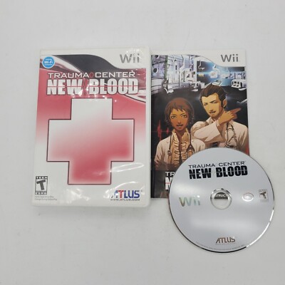 Trauma Center New Blood Complete CIB ATLUS Nintendo Wii Game | eBay