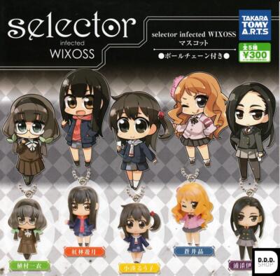 Selector Infected WIXOSS Mascot Complete Set of 5 Gashapon Toys | eBay