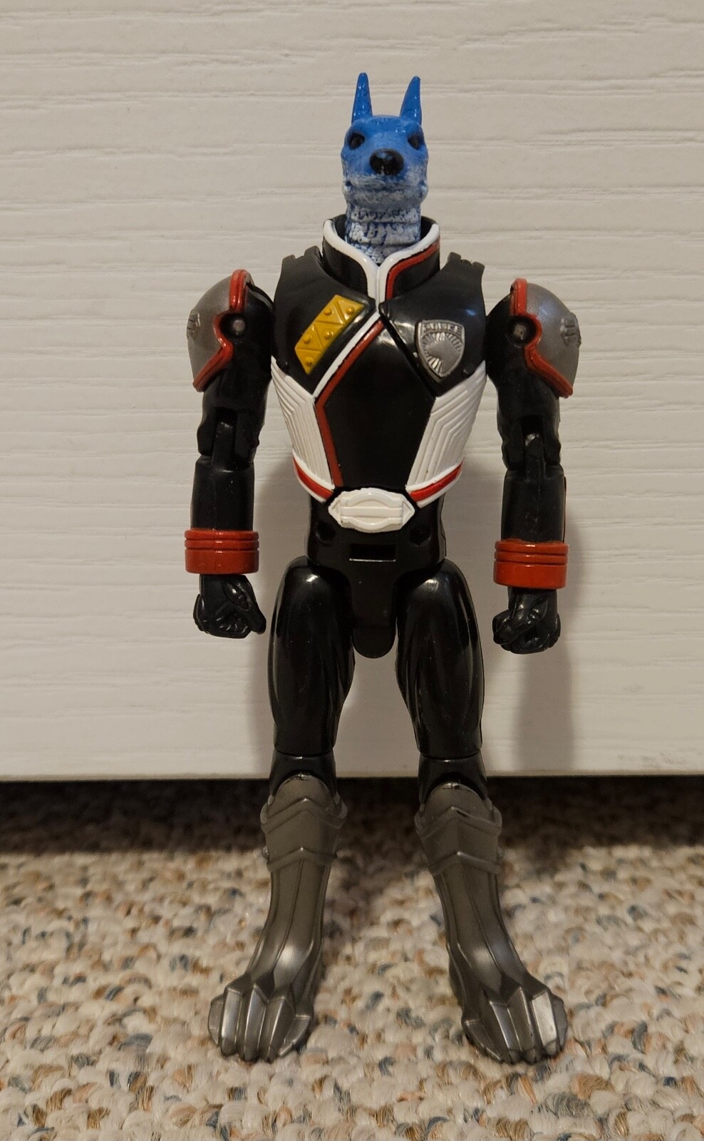 Power Rangers SPD Commander Doggy Cruger 6" Inch Action Figure Bandai ...