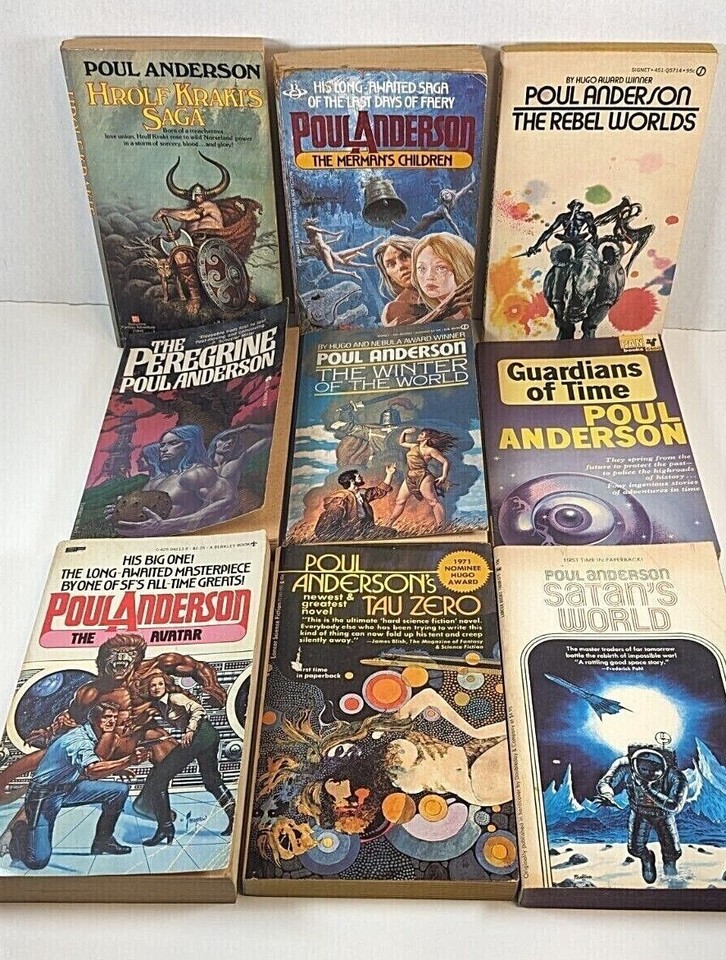POUL ANDERSON Sci-Fi Fantasy Novels ~ Build Your Own Lot ~ You Choose ...