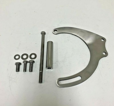 Big Block Chevy Stainless Steel Mid Mount Alternator Mounting Bracket ...