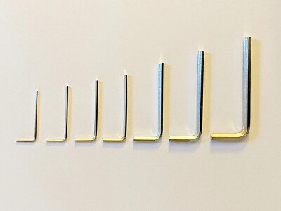 Hex Allen Key Metric 1.5/2/2.5/3mm Wrench Hexagonal Allan Alan L-Key ...