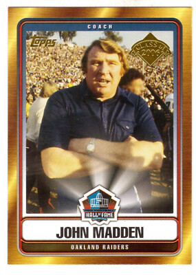 2006 TOPPS #HOFT-JM JOHN MADDEN HALL OF FAME CLASS OF 2006 | eBay