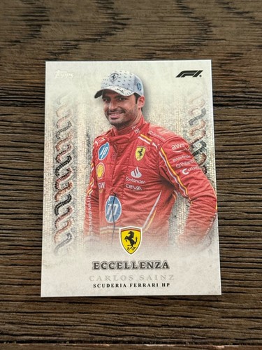 2024 Topps Formula 1 F1 Eccellenza Carlos Sainz Scuderia Ferrari La ...